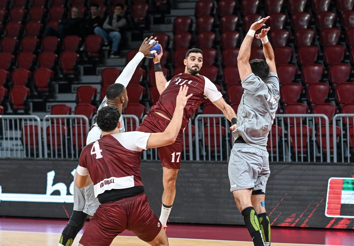 Qatar Handball Team draw with UAE in friendly match